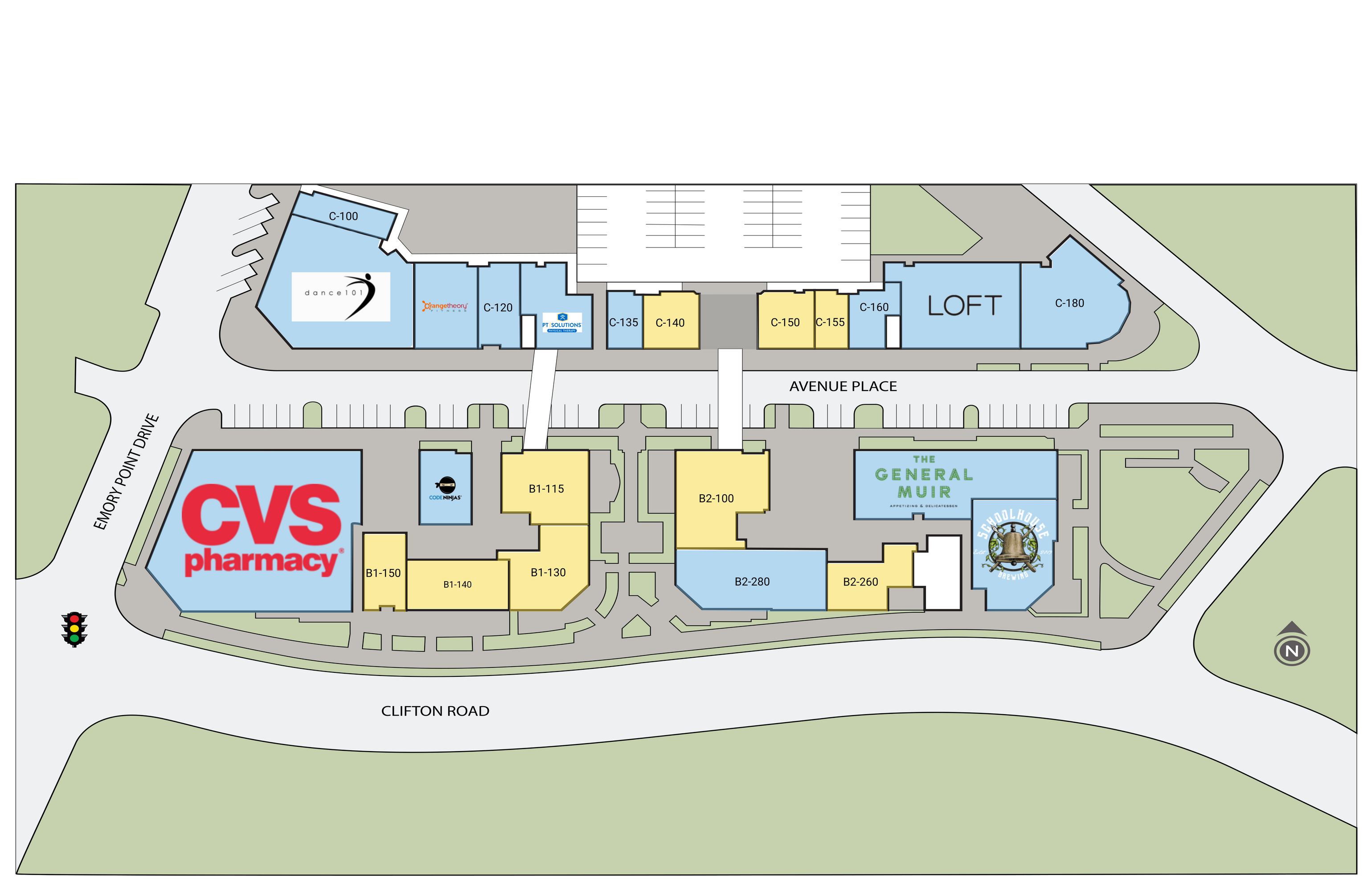 ATLANTA GA: EMORY POINT - Retail Space For Lease - excel trust